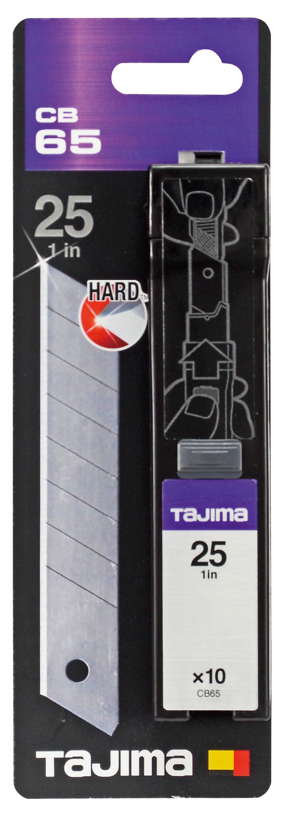 Terä Tajima CB65; 25 mm; 10 kpl. - CB65 - Terät - Käsityökalut