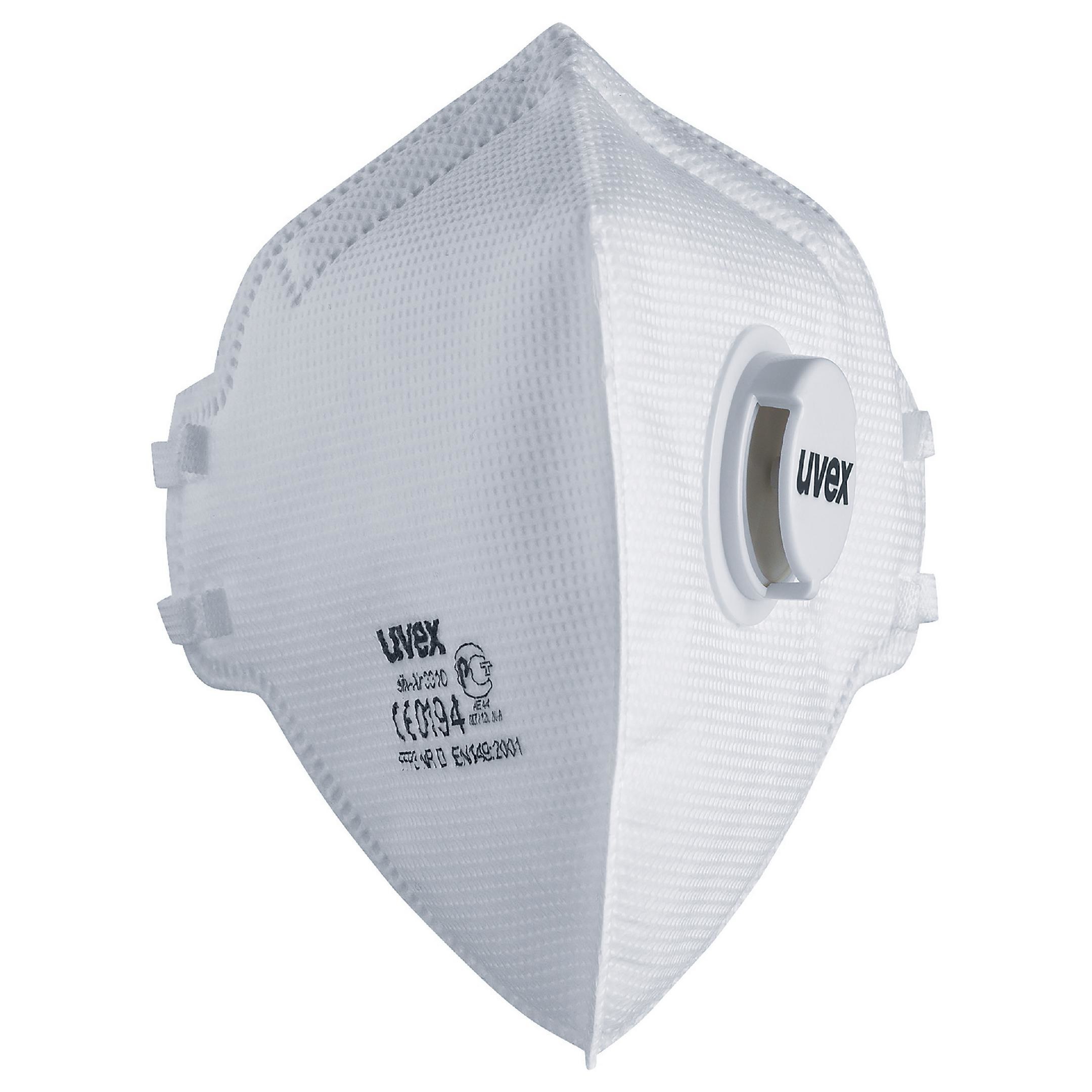 Hengityssuojain venttiilillä UVEX Silv-Air classic 3310; FFP3; 3 kpl. - UV8743311 ...