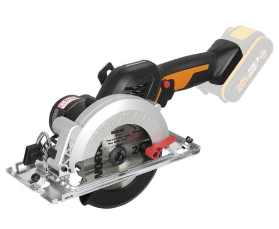 Akkupyörösaha Worx WX531.9; 20 V; 120 mm (ilman akkua ja laturia ...