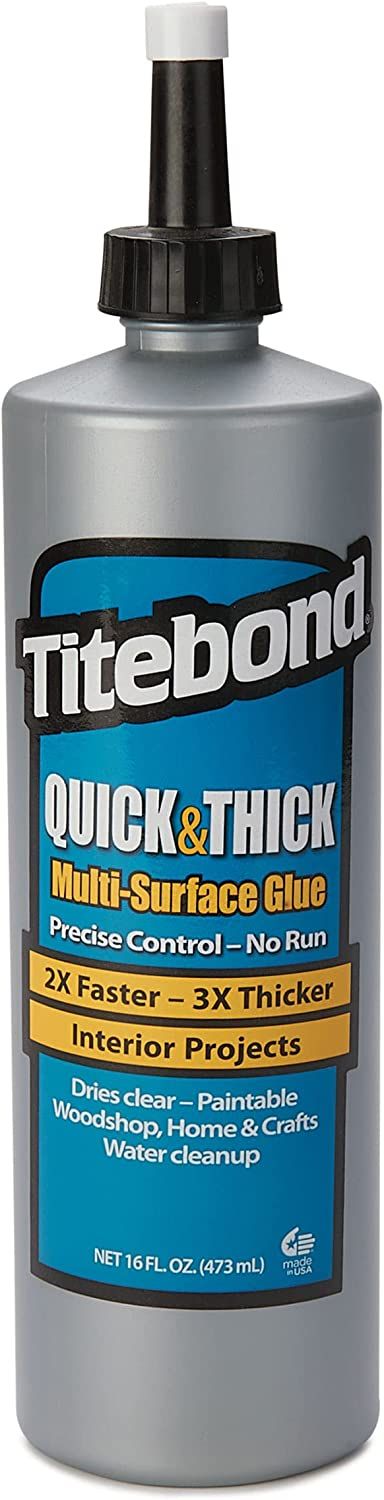 Yleisliima Titebond Quick & Thick Multi-Surface Glue; 473 ml - Tite ...