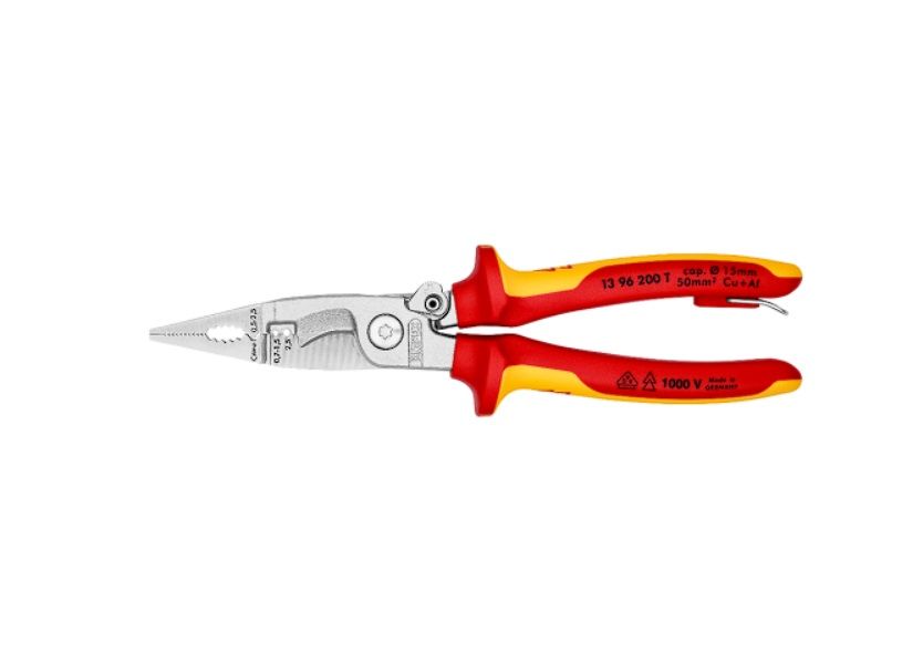 Sähkömiehen pihdit Knipex 1396200T; 200 mm - 1396200T_KNI - Käsityökalut